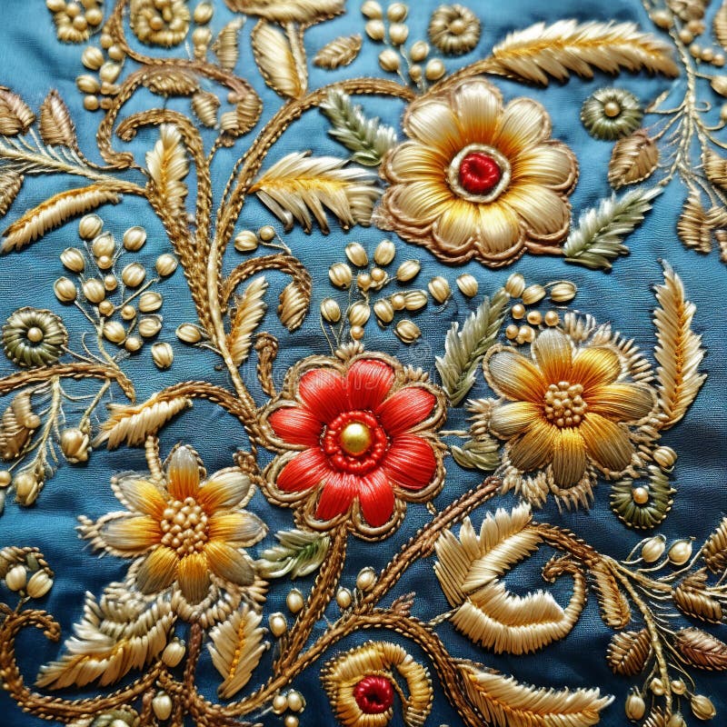 Illustration of Zardozi Embroidery Karchobi Embroidery HandWork ...