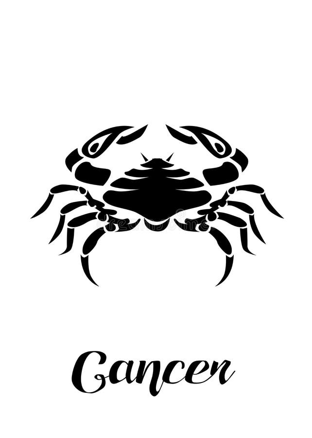 The Cancer Zodiac Stock Vector Illustration Of Color 228569643