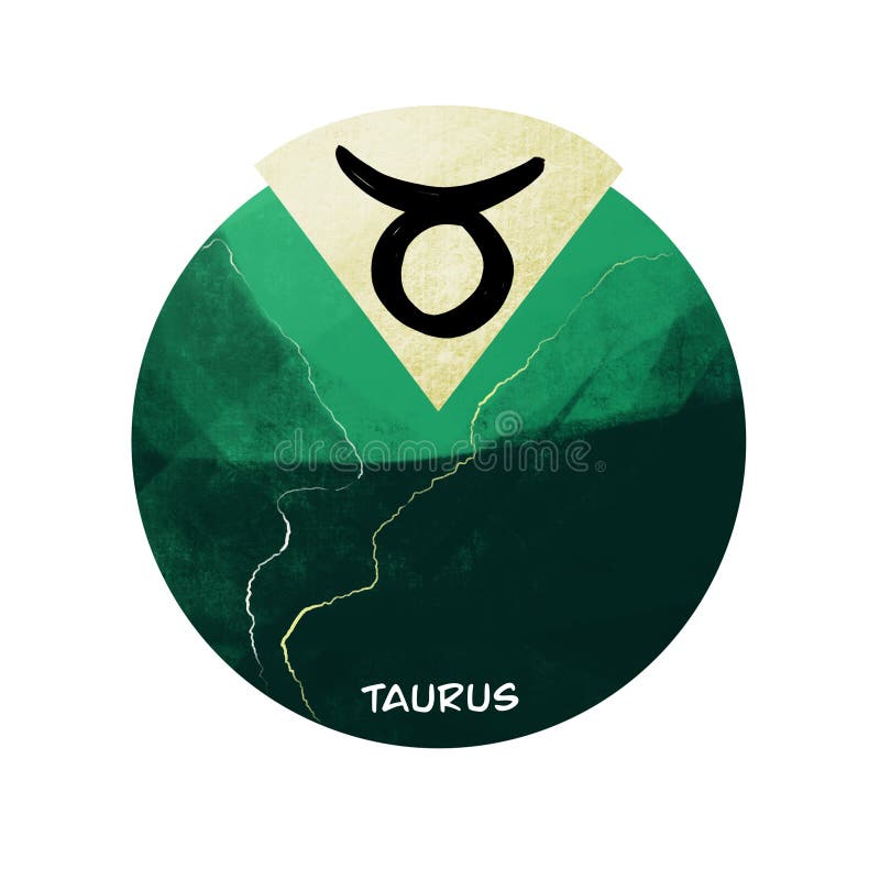 Element earth: taurus stock vector. Illustration of future - 7863374