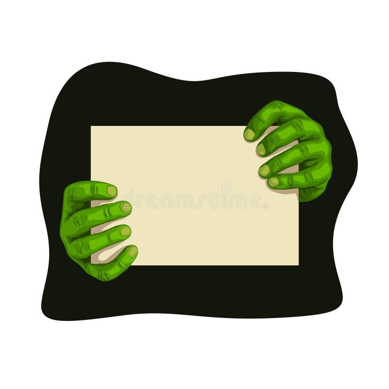 Zombie Hand Holding Card Stock Illustrations – 218 Zombie Hand Holding ...