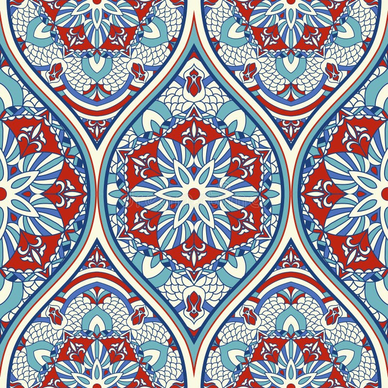 Digital Textile Indian Pattern Illustrations, Drawings Floral Pattern ...