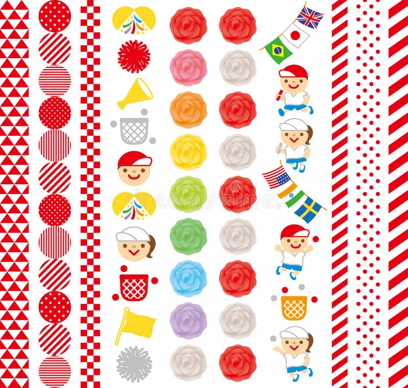 Illustration of the Athletic Meet. Stock Vector - Illustration of ...