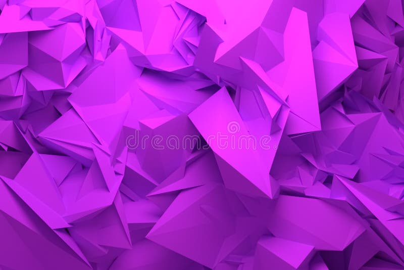 Illustrations of CGI, Random Geometric, Backdrop for Graphic Design or ...