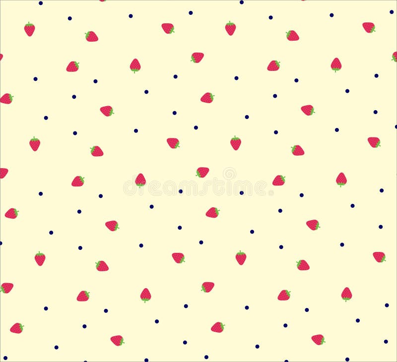 Cheery All Over Pattern Print Vector Art Stock Vector - Illustration of ...