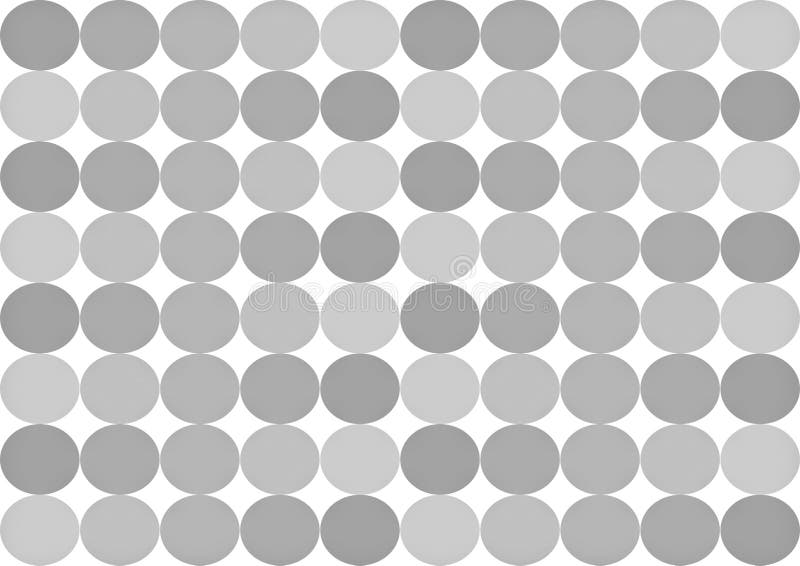 Vector Image. Circles Pattern in White Background Stock Illustration ...