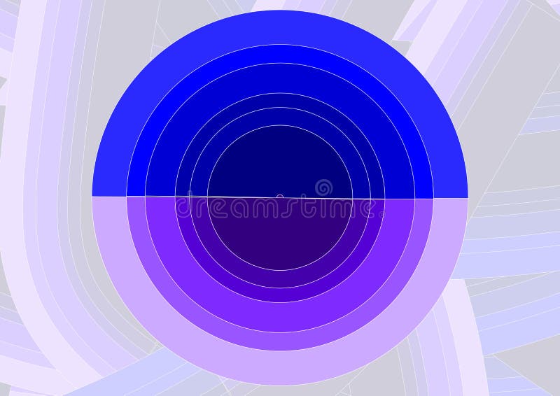 Vector Image. Gradient Blue and Purple Color in a Circle Pattern Stock ...