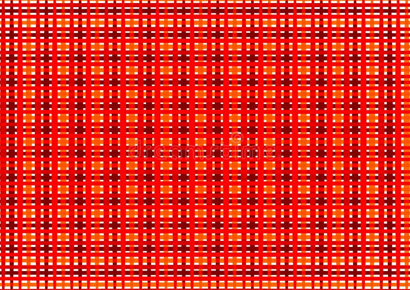 Vector Image. Red Weave in White Space Stock Illustration ...