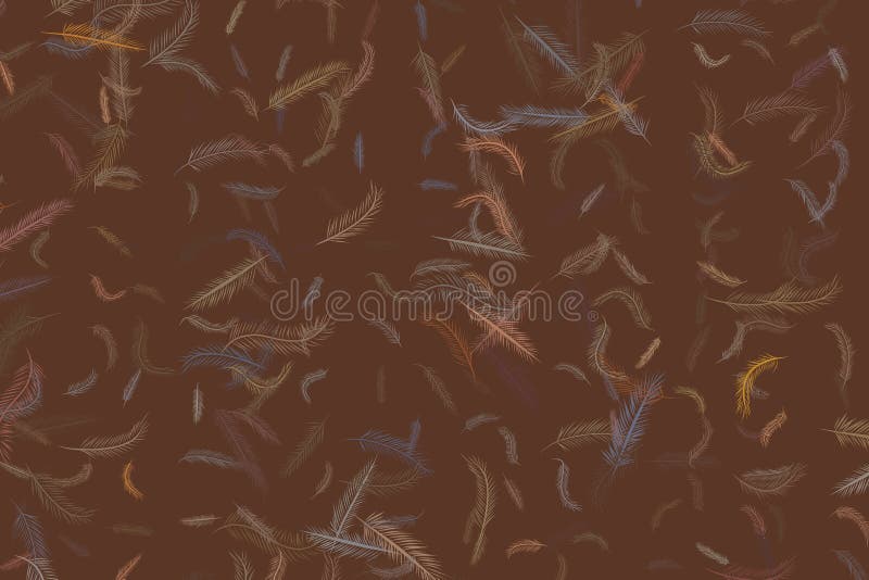 Illustrations of Feather. Messy, Art, Texture & Concept. Stock Vector ...
