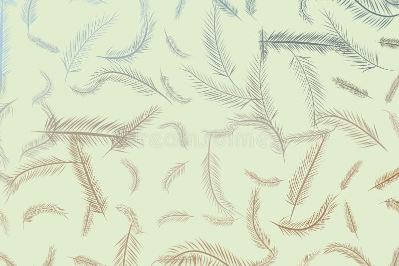 Illustrations of Feather. Line, Sketch, Style & Abstract. Stock Vector ...