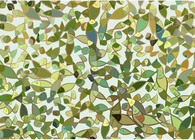 Illustrations of Fish. Water, Effect, Art & Ocean. Stock Vector ...