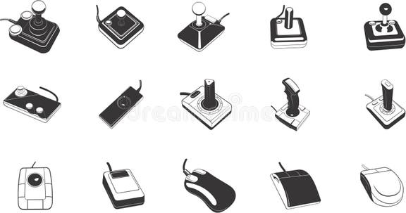 Joystick Controls Stock Illustrations – 687 Joystick Controls Stock ...