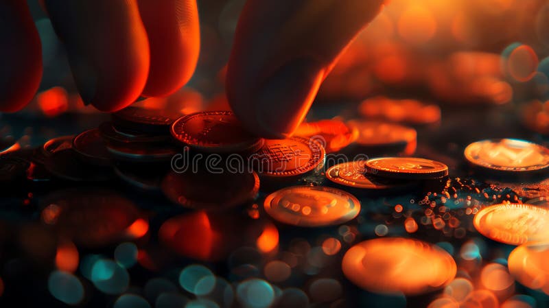 Illustrations of a Hand Someone To Give a Coin Stock Photo - Image of ...