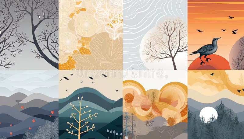 Illustrations of How the Elements and Patterns of Nature Can Inspire a ...