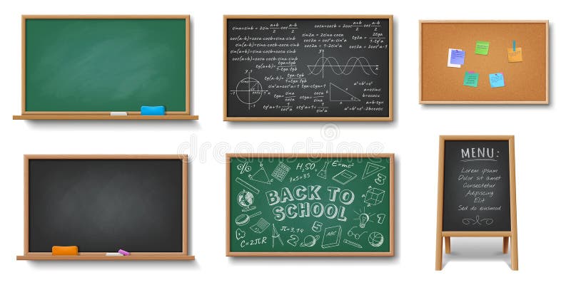 Illustrations of Interactive Boards for Information Stock Vector ...