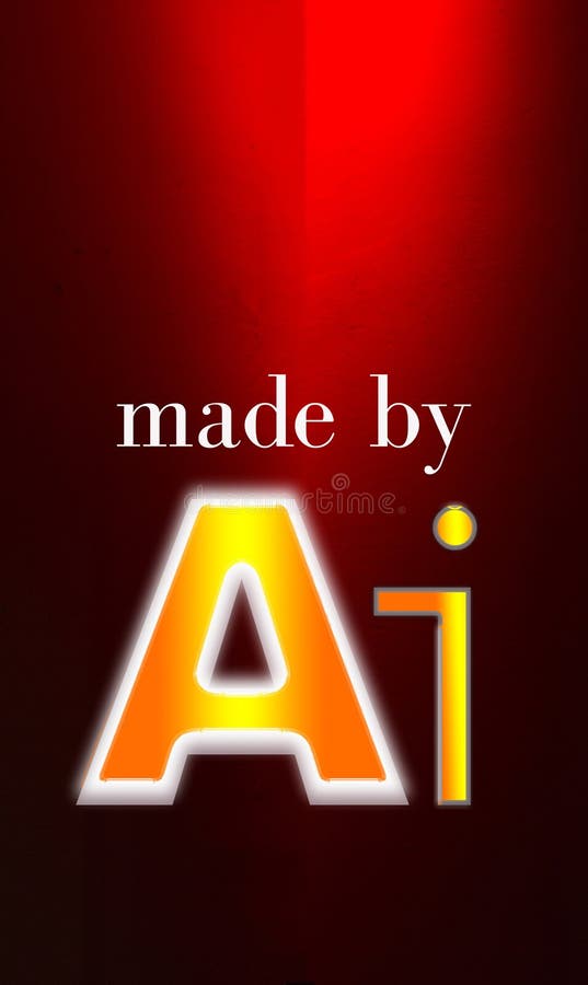 Illustrations of the Sign Made by Artificial Intelligence Stock ...