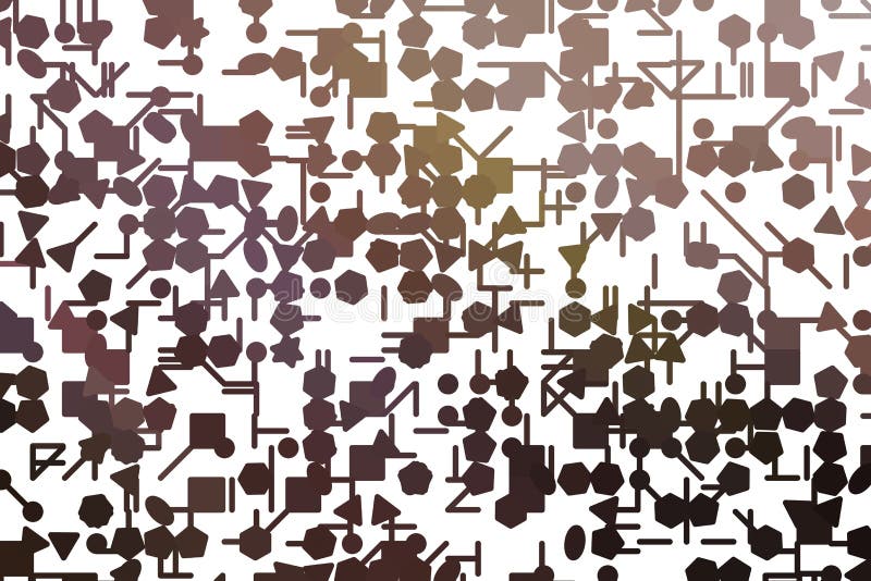 Illustrations of Line or Shape. Generative, Drawing, Surface & Details ...