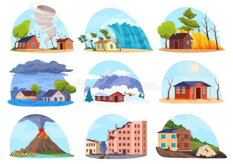 Types Disasters Stock Illustrations – 35 Types Disasters Stock ...