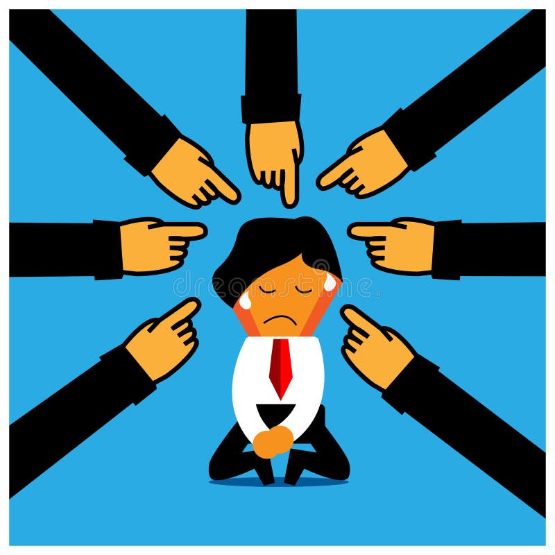 Making Mistakes is Normal Hand Drawn Illustration with Cute Blue ...