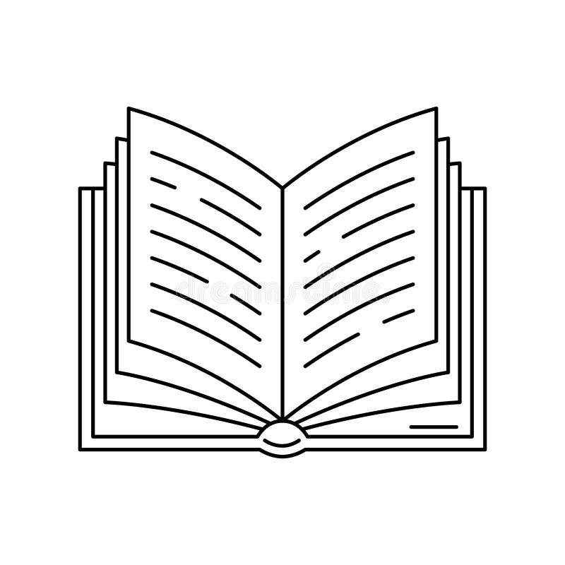 Illustrations of Open Book. Image for Education and School Stock ...
