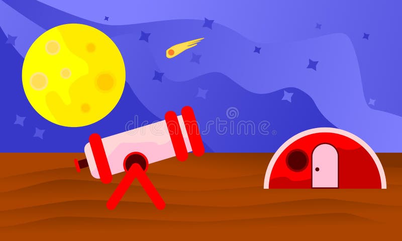 Illustrations of Planetary Surfaces Stock Vector - Illustration of ...
