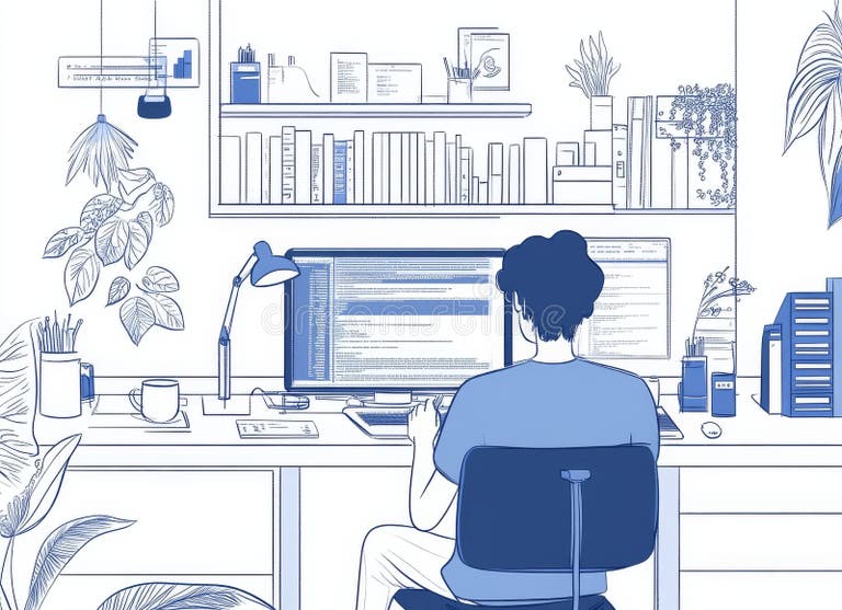 Illustrations of Programming Languages in a Modern, Isolated Cartoon Style. Stock Photo - Image ...