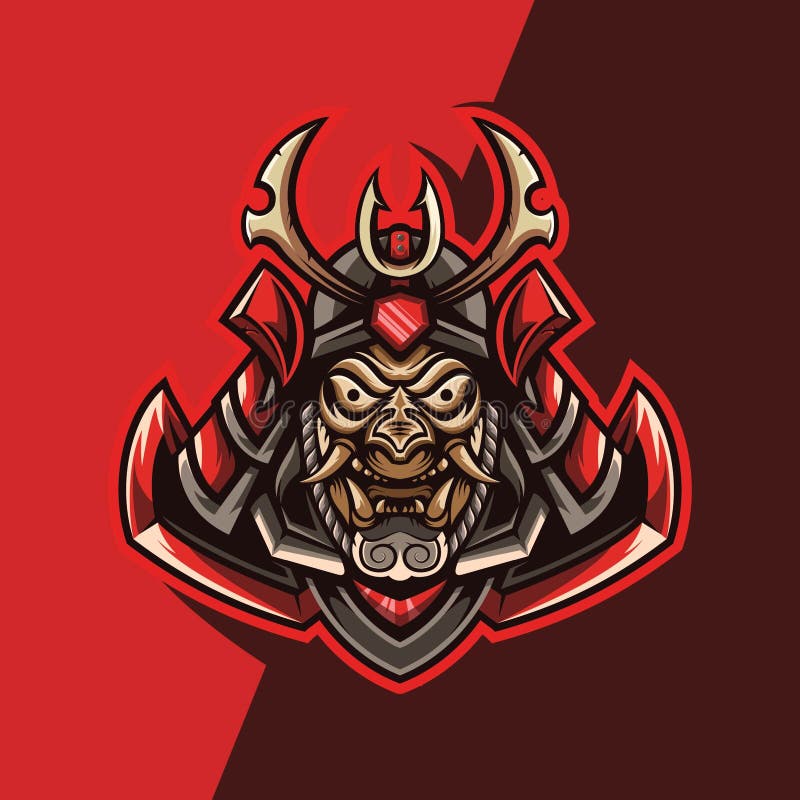 Red Samurai Logo Stock Illustrations – 927 Red Samurai Logo Stock ...