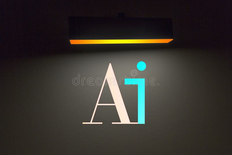 Illustrations of the Sign Artificial Intelligence Stock Image - Image ...