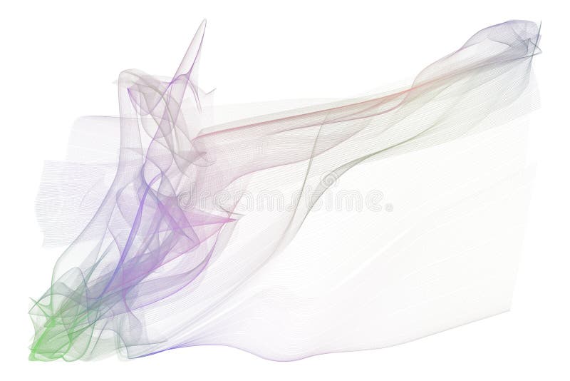 Illustrations of Smoky Line Art. Effect, Messy, Pattern & Curve. Stock ...