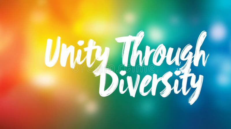 Illustrations of Unity through Diversity in Vibrant Colors Inspired by ...