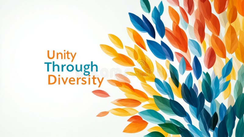 Illustrations of Unity through Diversity in Vibrant Colors Inspired by ...