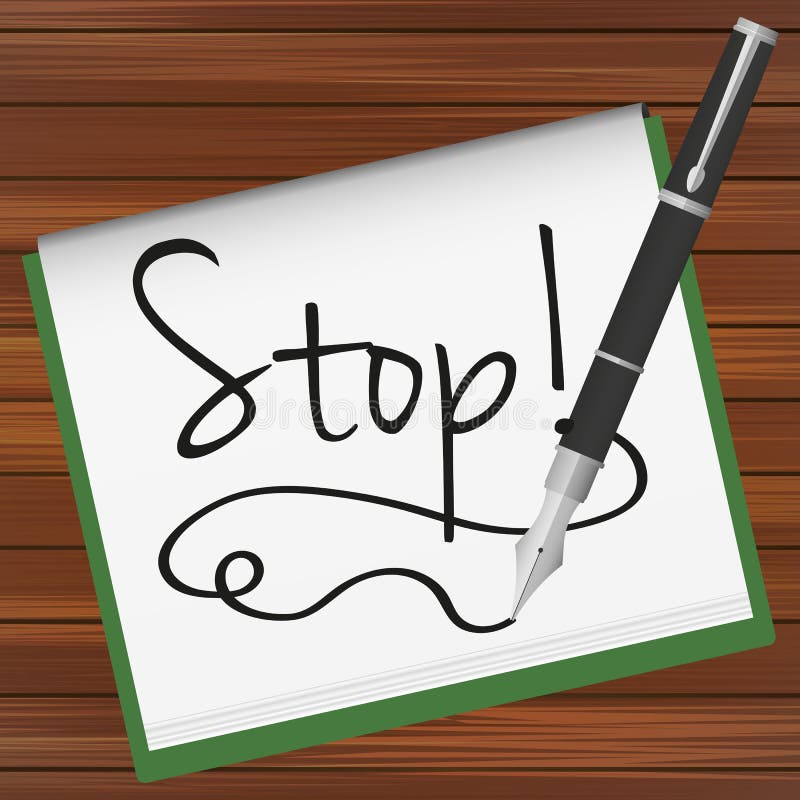 Illustrations-Vektor-Grafik-Notizblock Vektor Abbildung - Illustration ...