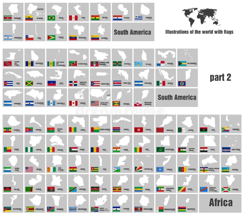 Illustrations World Flags Capitals Stock Illustrations – 2 ...