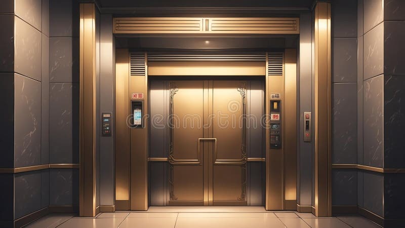 Anime Elevator Stock Illustrations – 18 Anime Elevator Stock ...