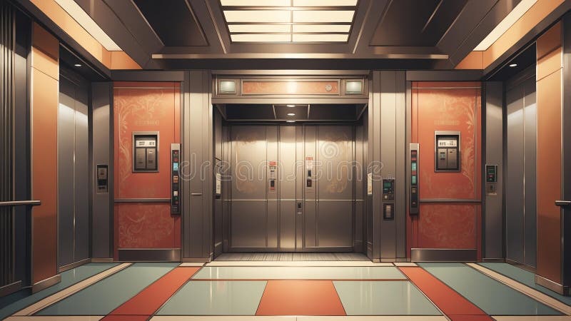 Anime Elevator Stock Illustrations – 18 Anime Elevator Stock ...