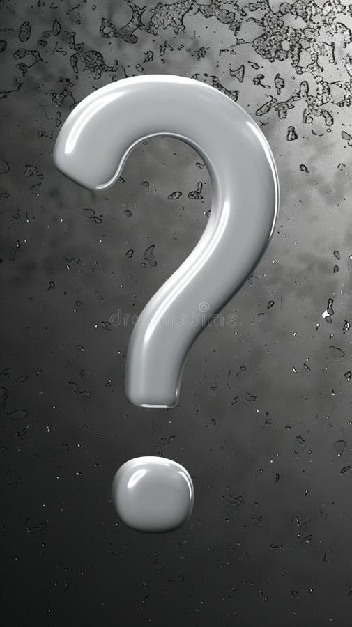 Illustrative Banner White Question Mark with Free Space Background ...