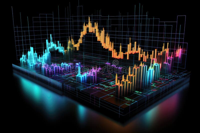 An Illustrative Computer-generated Image Showing a Bar Chart, Providing ...