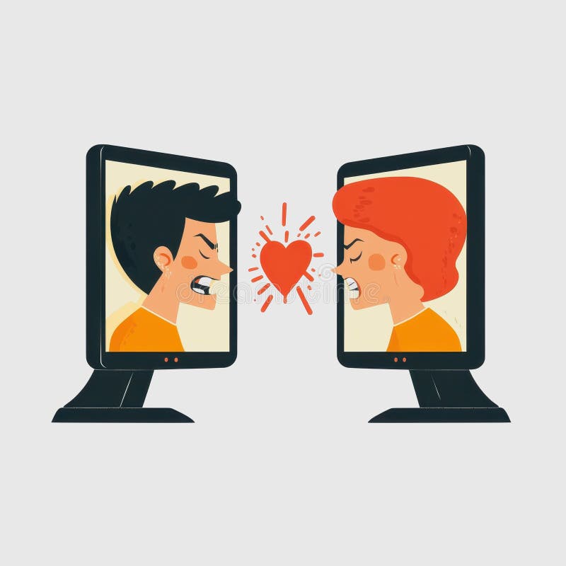 Illustrative Concept of Online Conflict and Miscommunication in ...
