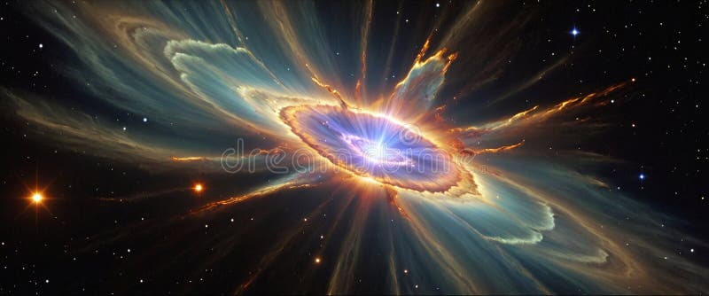 Illustrative Depiction of a Bright Supernova Explosion, the End of a ...