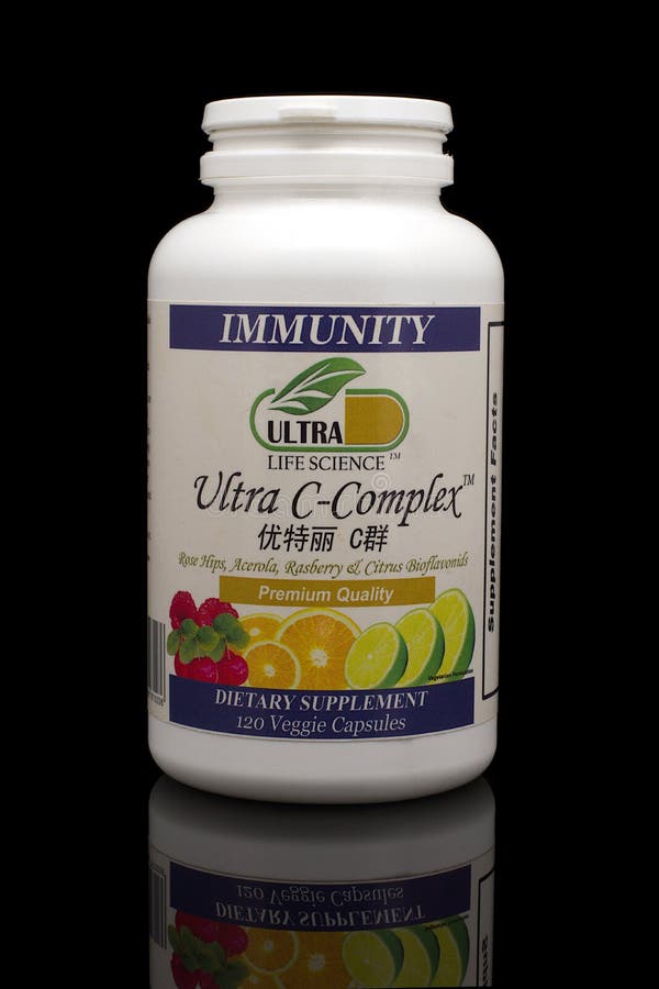 Illustrative Editorial Ultra C Complex Dietary Supplement Editorial ...