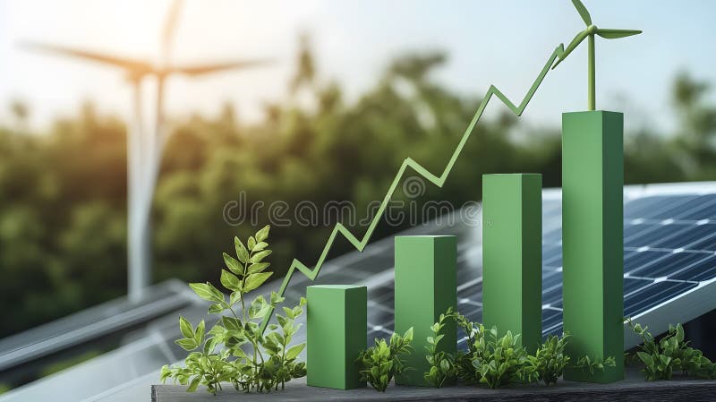 Illustrative Growth Chart of the Green Energy Sector: a Visual ...