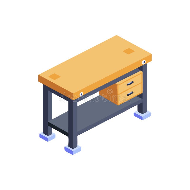 Creative Workbench Icon for Design Stock Vector - Illustration of ...