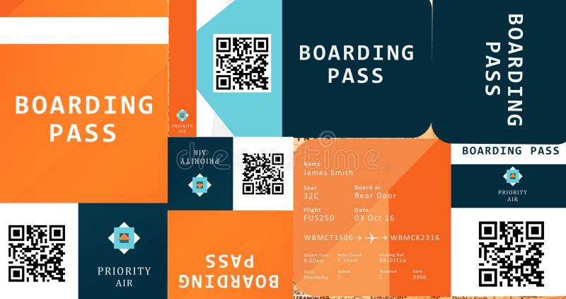 Boarding Passes Stock Illustrations – 214 Boarding Passes Stock ...