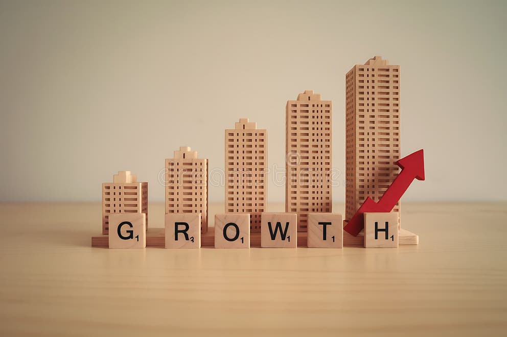 Illustrative Model of Exponential Business Growth and Development Stock ...