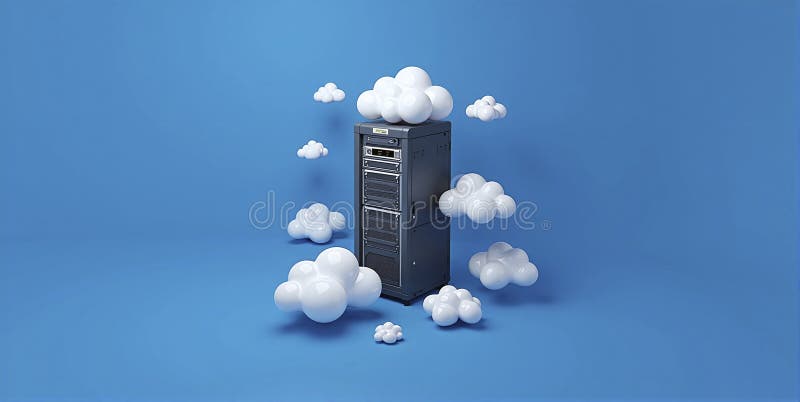 Illustrative Representation of a Data Server or Cloud Storage ...