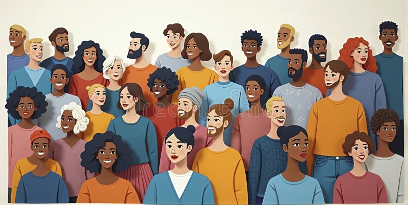 Illustrative Representation of the Diversity of Different People ...