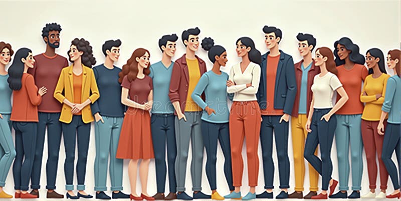 Illustrative Representation of the Diversity of Different People ...