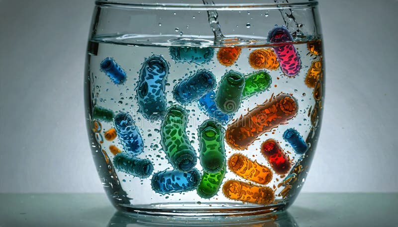 Illustrative Representation of Drinking Water Contaminated with ...