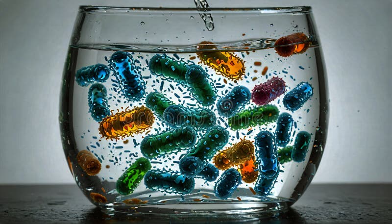 Illustrative Representation of Drinking Water Contaminated with ...