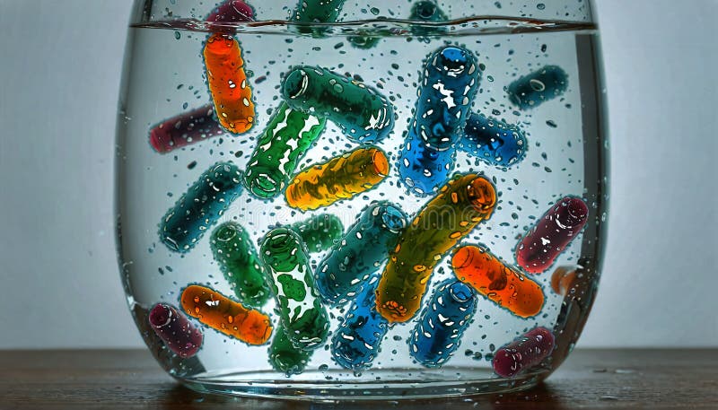 Illustrative Representation of Drinking Water Contaminated with ...