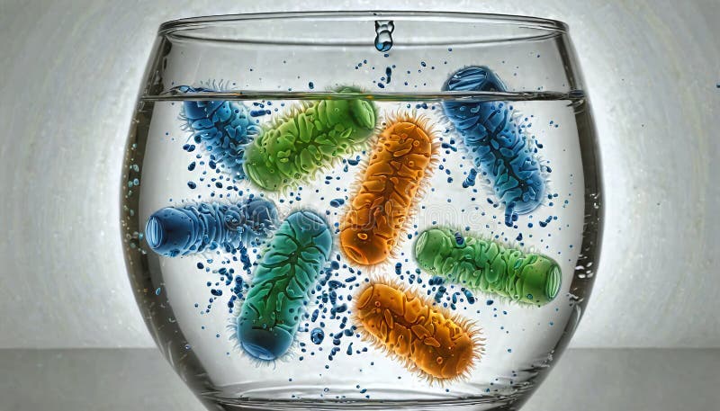 Illustrative Representation of Drinking Water Contaminated with ...